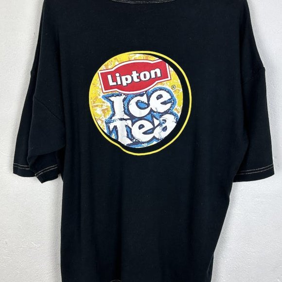Gildan | Shirts | 0s Vintage Lipton Ice Tea Promo Heavyweight Tshirt ...